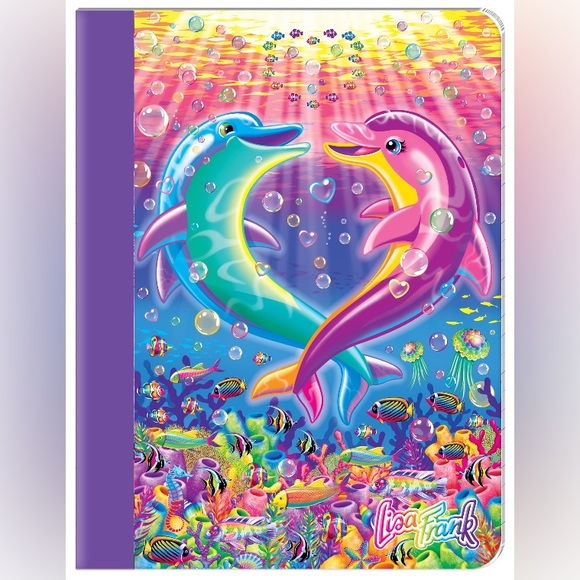 Accessories | Lisa Frank Sparkle Glitter Composition Notebook 10 Sheets ...